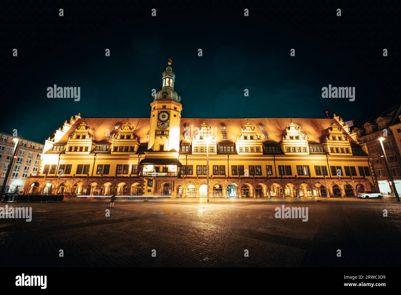Leipzig old town hall clock tower hi-res stock photography and images ...
