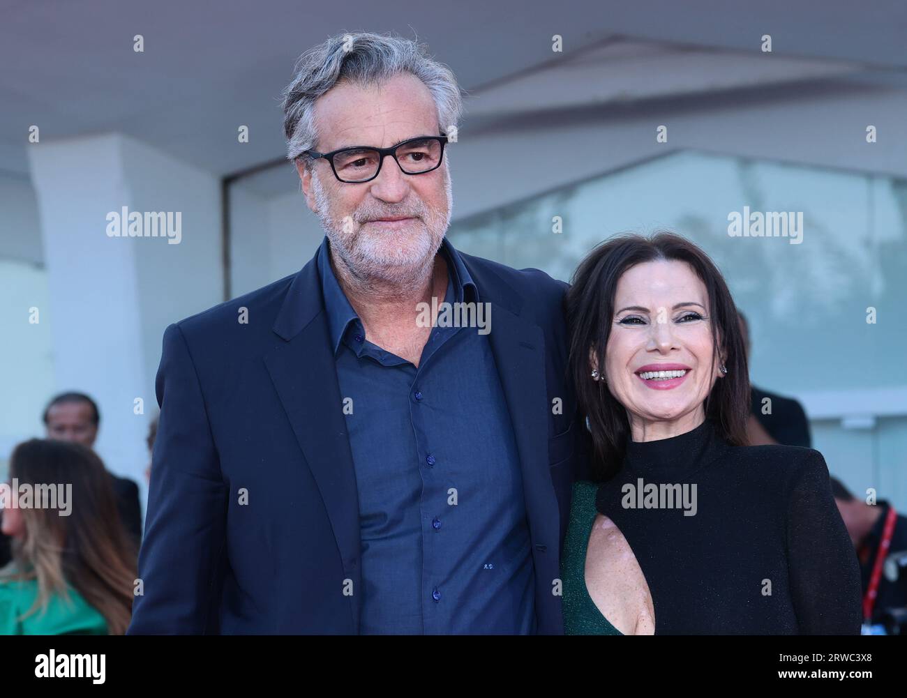VENICE, ITALY - SEPTEMBER 01: Max Tortora and Maria Teresa Merlino ...