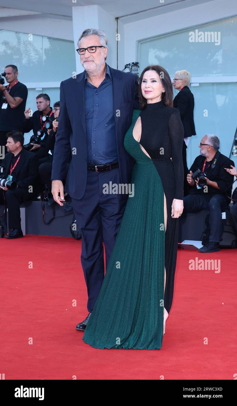 VENICE, ITALY - SEPTEMBER 01: Max Tortora and Maria Teresa Merlino ...