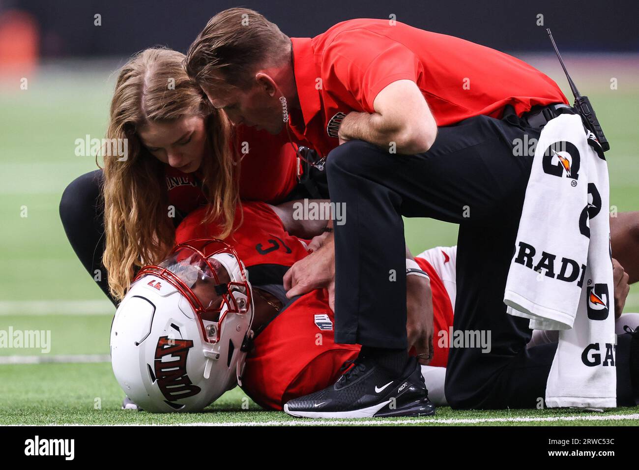 September 16, 2023: UNLV Rebels quarterback Doug Brumfield (2) is ...