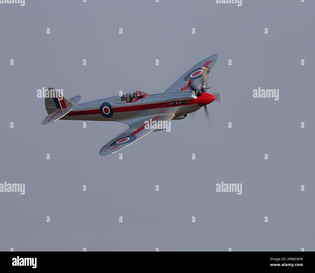 Supermarine Spitfire Mk.XIVe RN201 in the colours of the 1946 King's ...