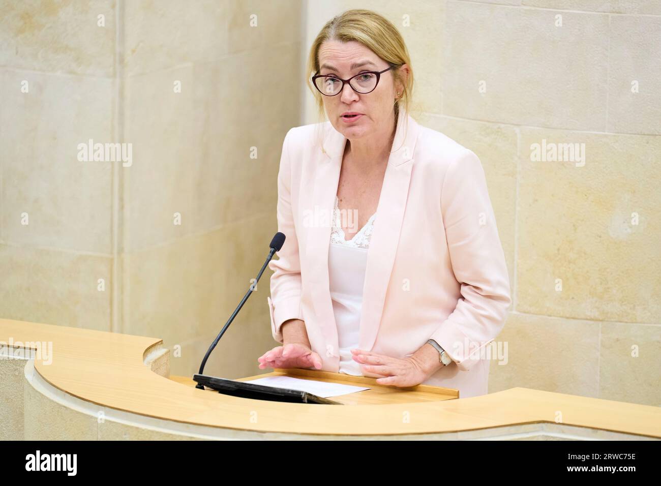 The Minister of Culture, Tourism and Sport of the Government of Cantabria, Eva Guillermina ...