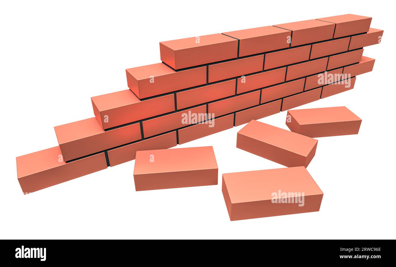Brick buildings Cut Out Stock Images & Pictures - Alamy