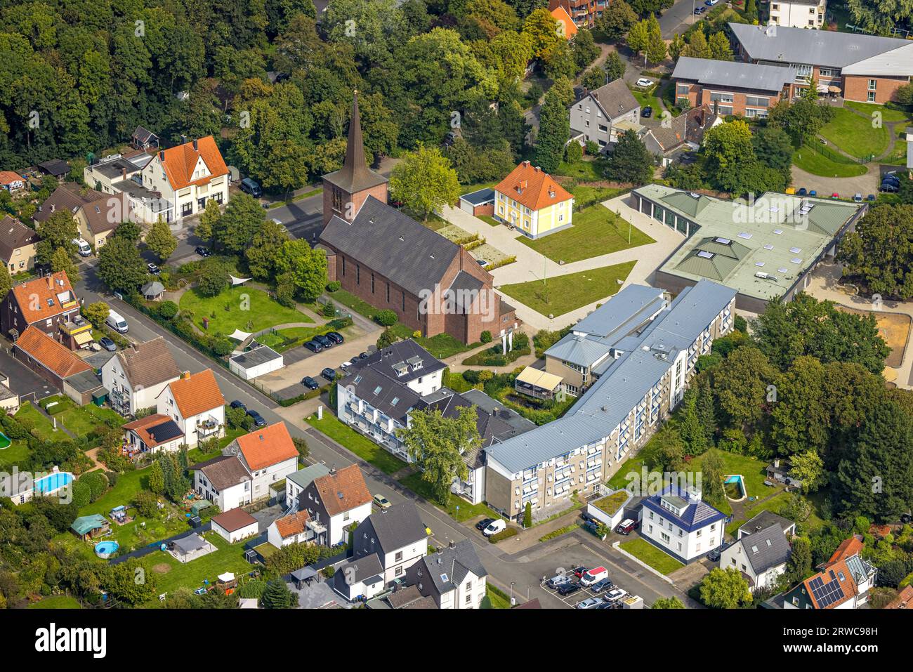 Caritas retirement home st josef and catholic holy cross church hi-res ...