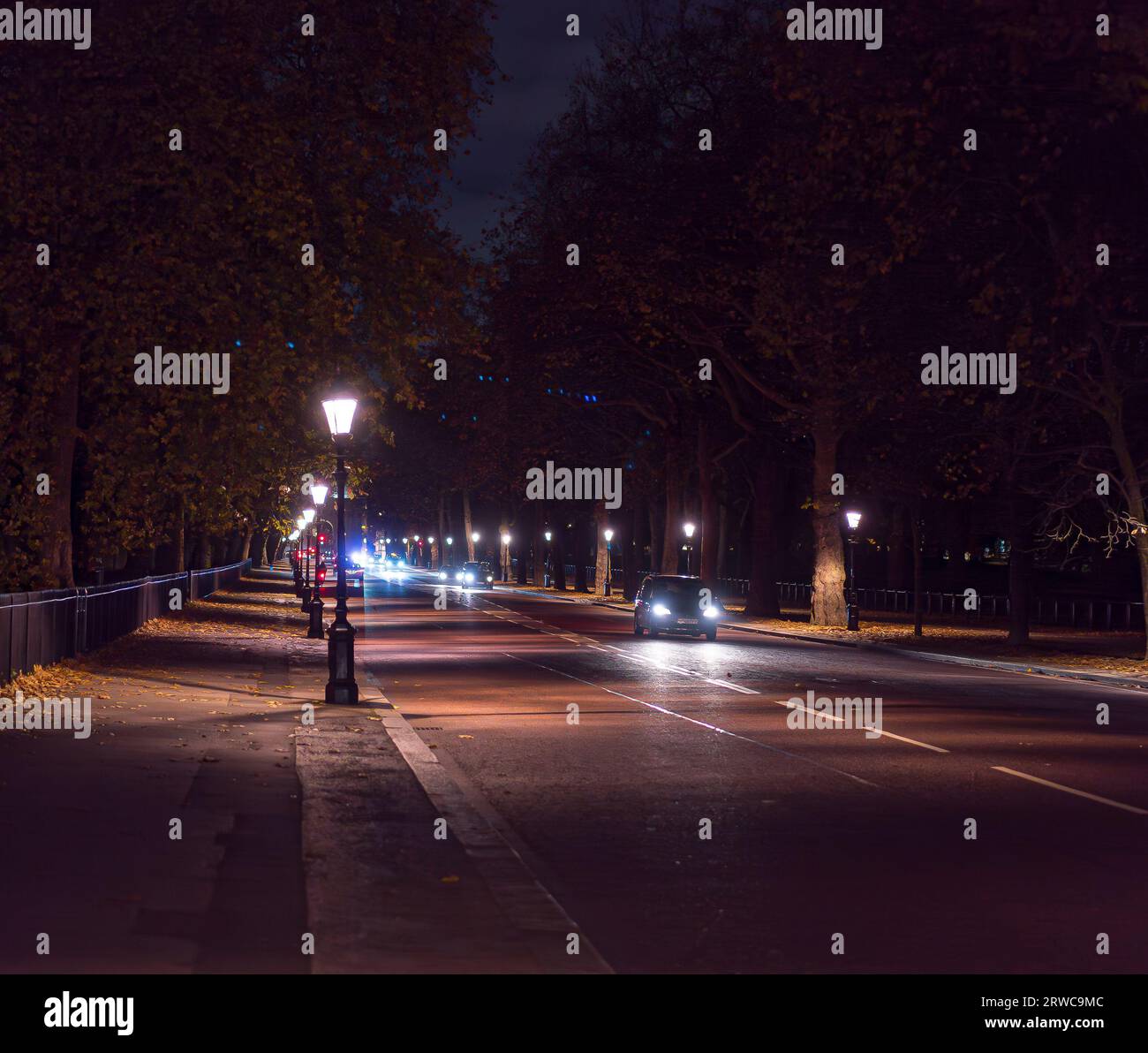 The Mall at night, London Stock Photo - Alamy
