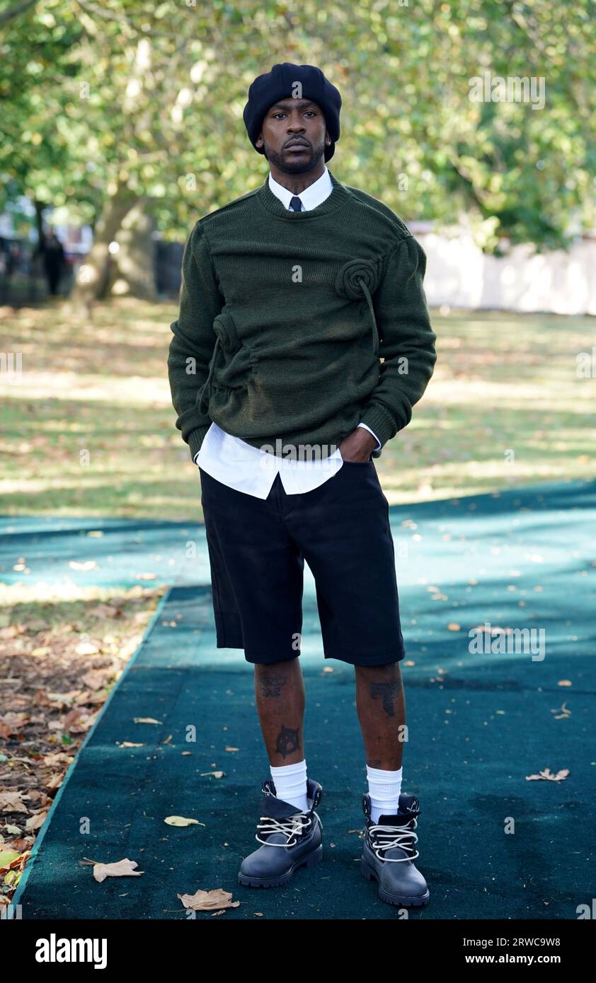 Skepta arrives for the Burberry show at Highbury Baptist Church in ...