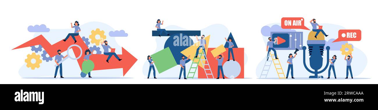 Success advance business plan boost vector concept illustration ...