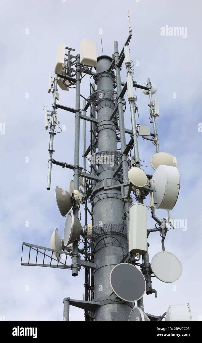 pylon radio links and mobile phone repeater antennas for the ...