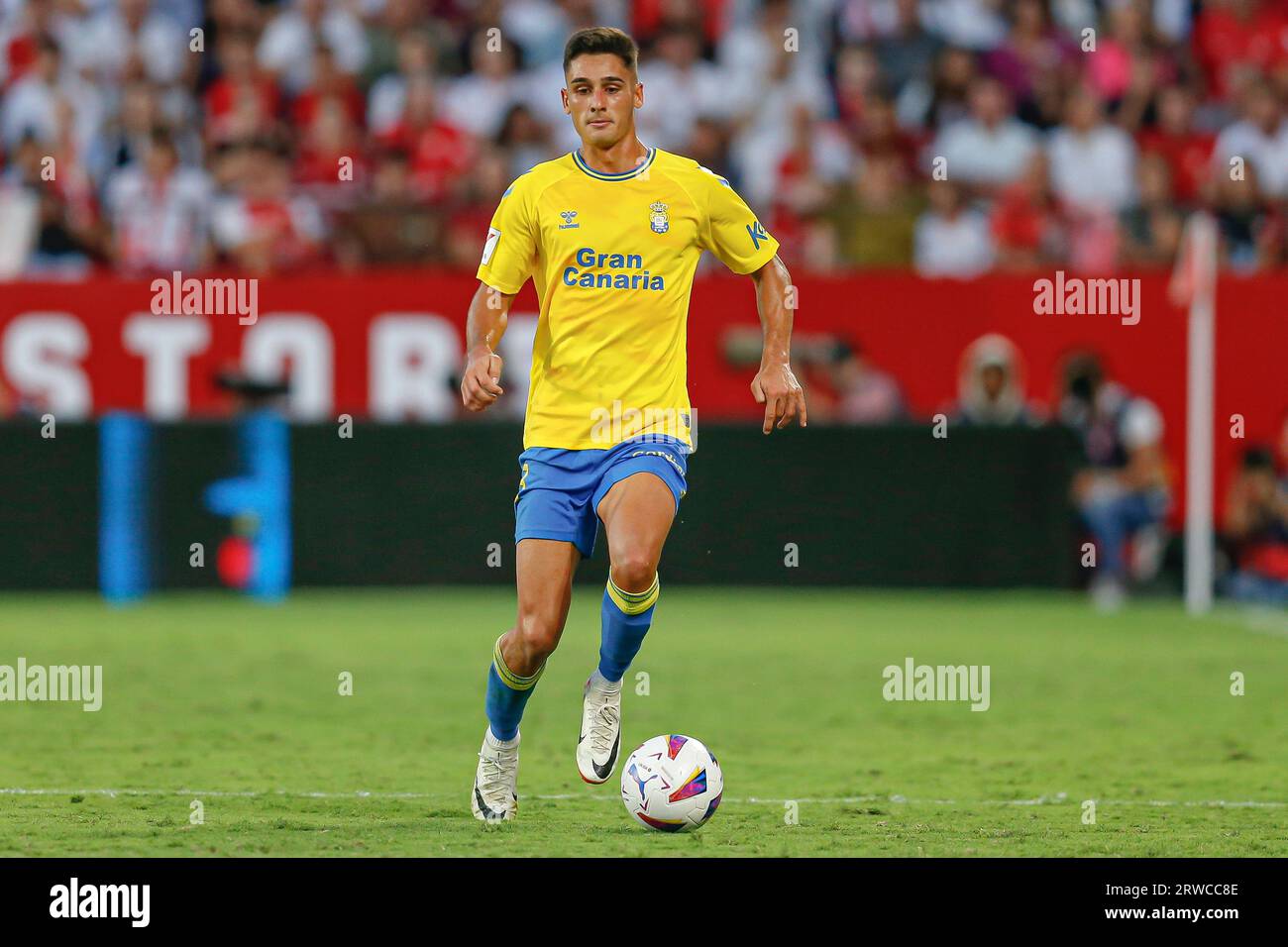 Sevilla, Spain. 17th Sep, 2023. Sergi Cardona of UD Las Palmas during ...