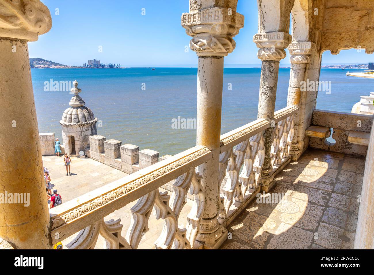 The "Torre de Belém" in the Belem district of Lisbon is the most famous ...