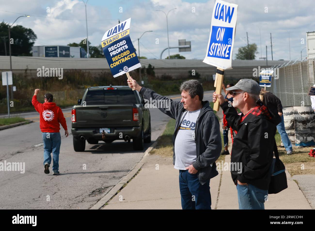 Toledo, United States. 18th Sep, 2023. United Auto Workers strike ...