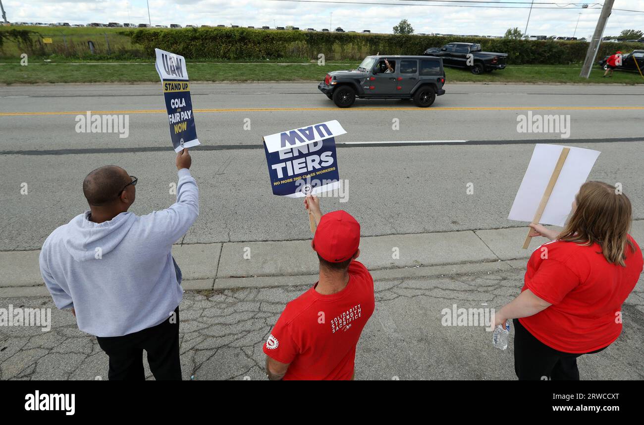 Toledo, United States. 18th Sep, 2023. United Auto Workers strike ...