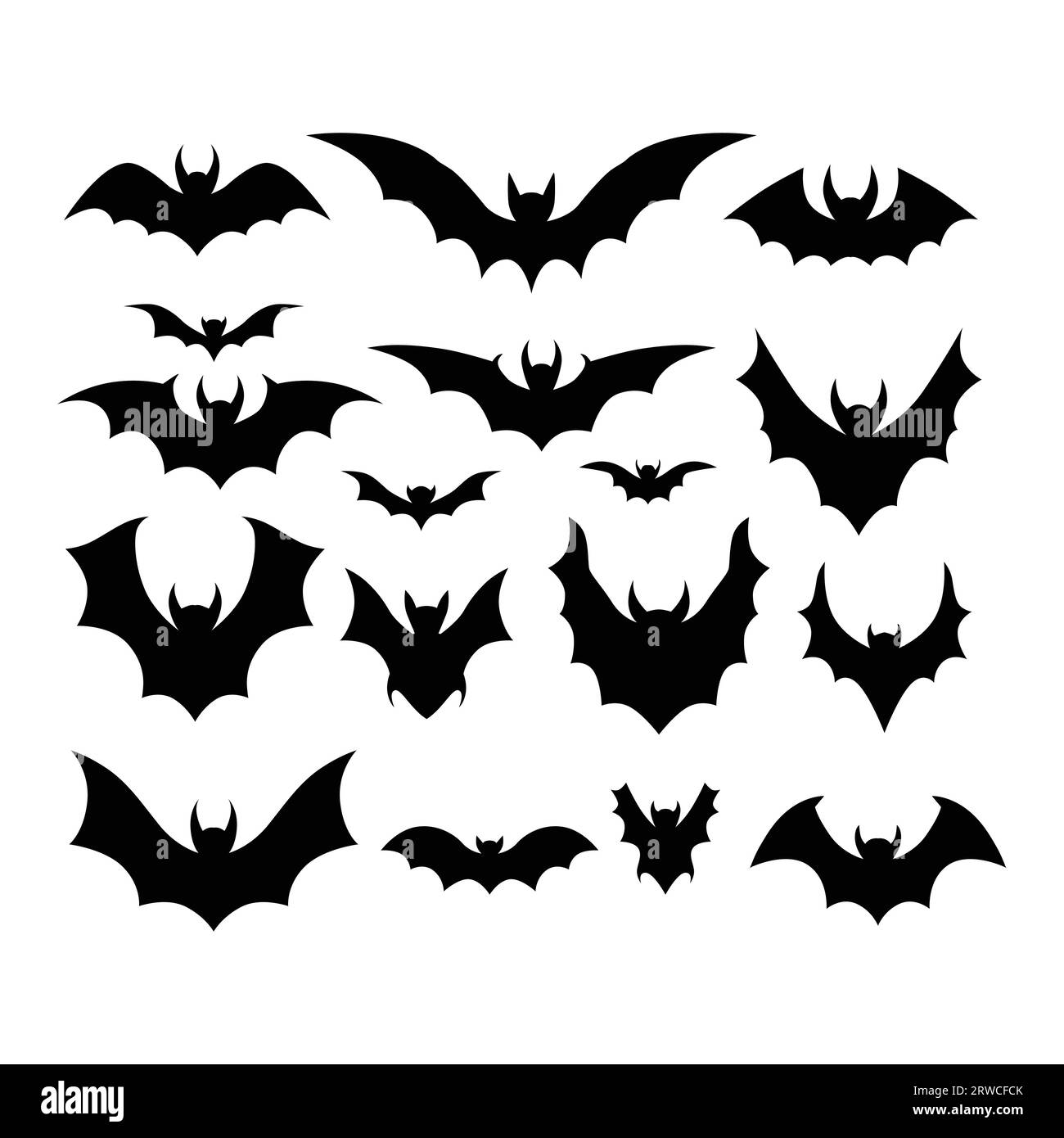 Mice set Black and White Stock Photos & Images - Alamy