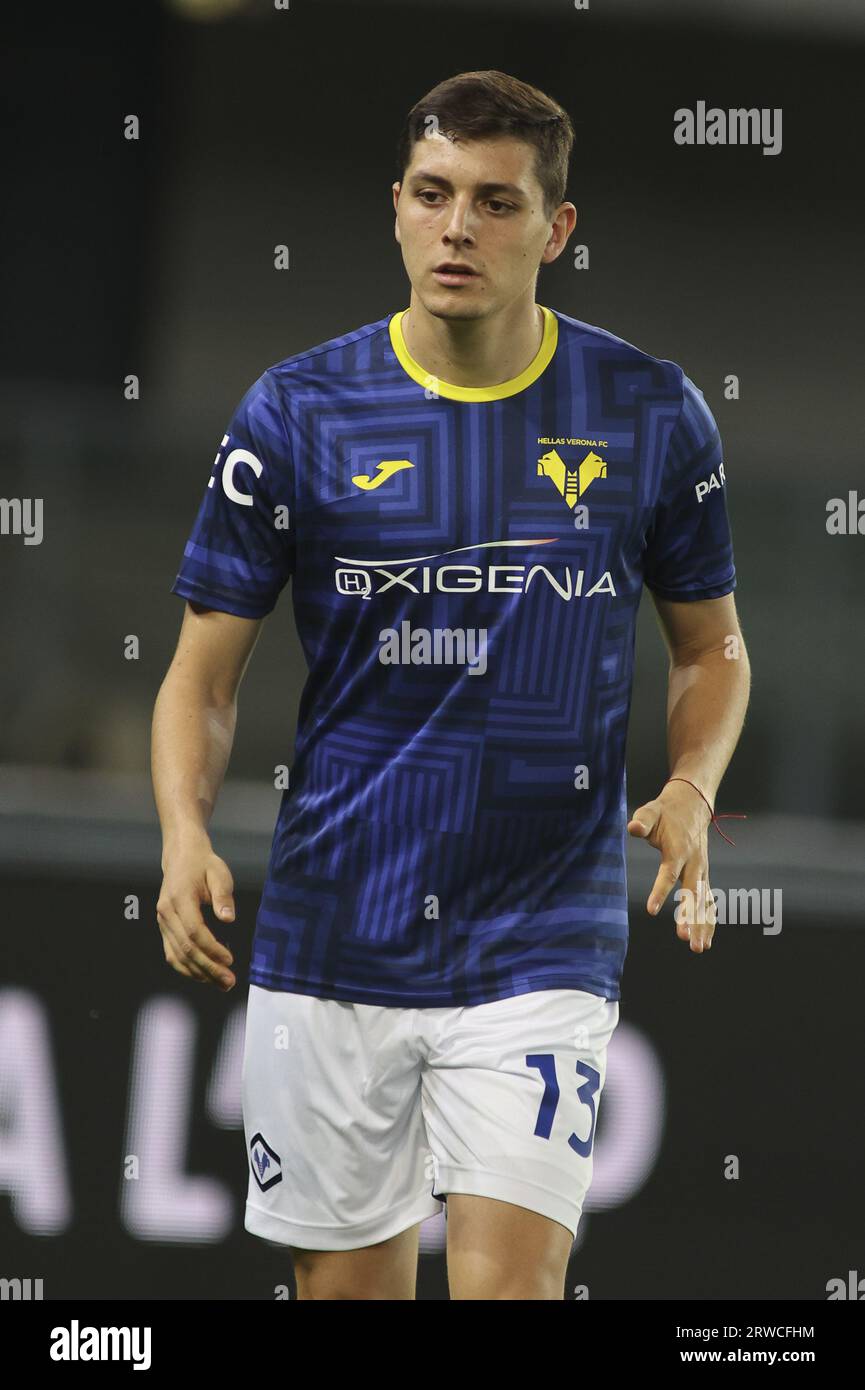 Verona, Italy. 18th Sep, 2023. Juan Manuel Cruz of Hellas VErona ...