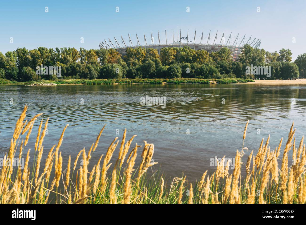 Warsaw, Poland, September 15, 2023 - Warsaw National Stadium building ...