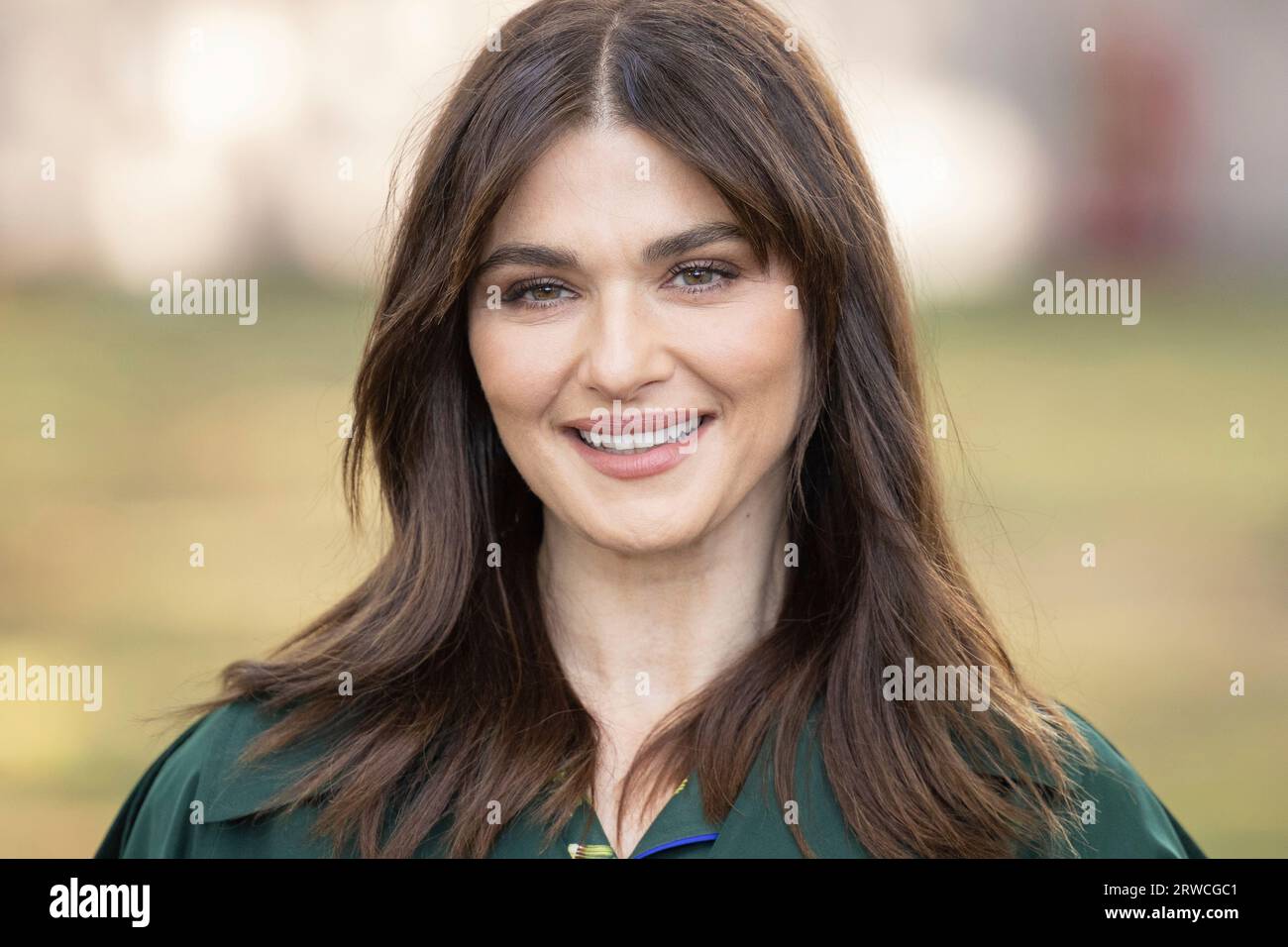 Rachel Weisz poses for photographers upon arrival at the Burberry ...