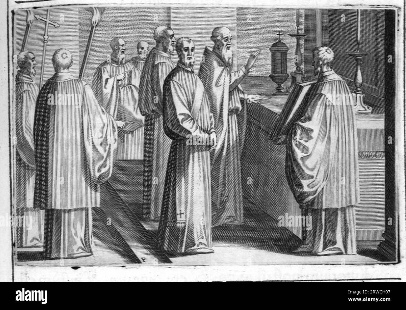 Pontificale Romanum Clementis, 1595 Stock Photo - Alamy