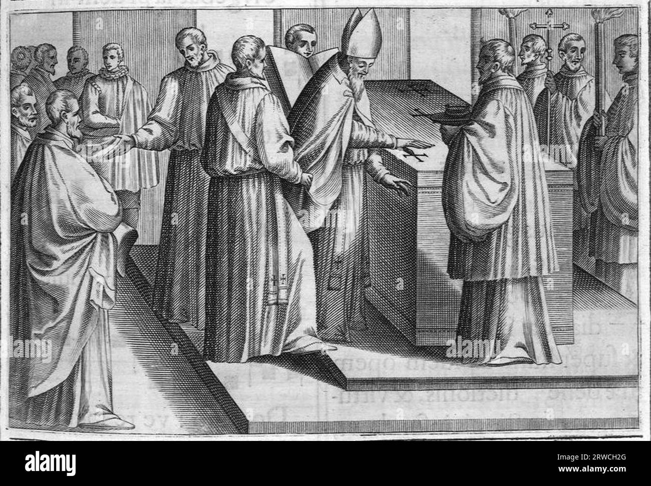 Pontificale Romanum Clementis, 1595 Stock Photo - Alamy