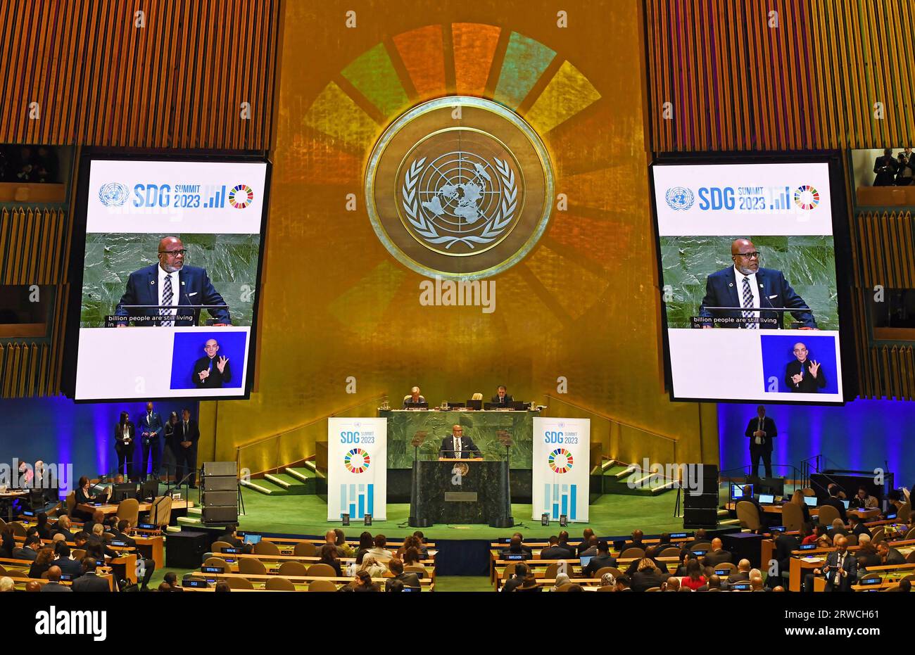 New York, USA. 18th Sep, 2023. United Nations. 18th Sep, 2023. UN ...