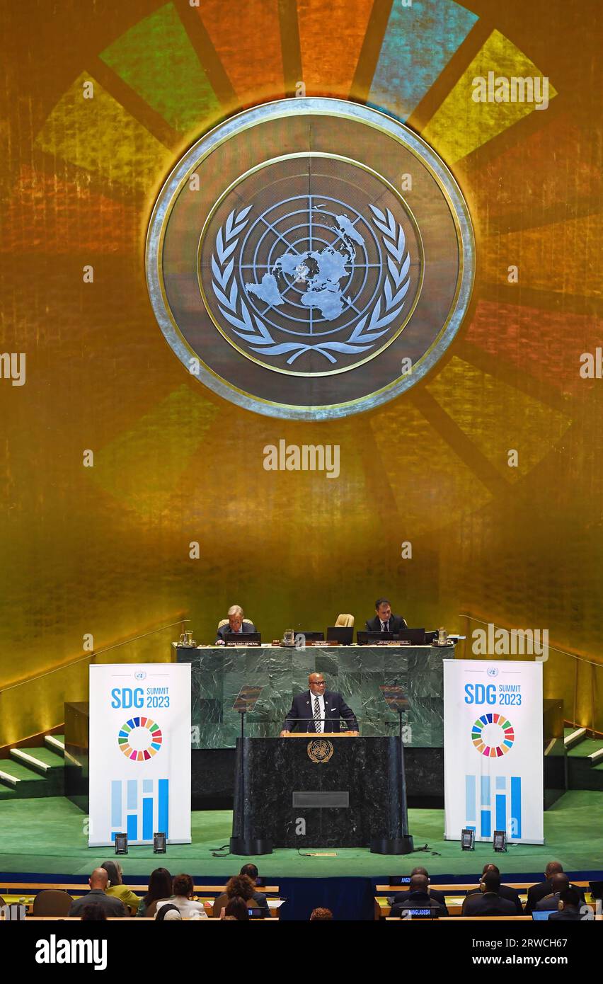 New York, USA. 18th Sep, 2023. United Nations. 18th Sep, 2023. UN ...