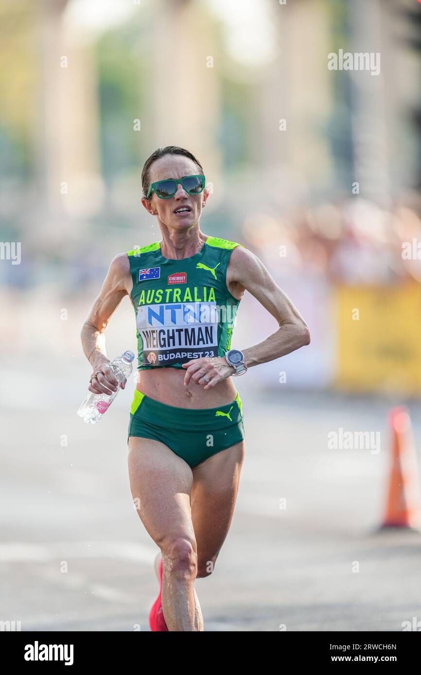 Lisa Jane Weightman participating in the marathon at the World ...