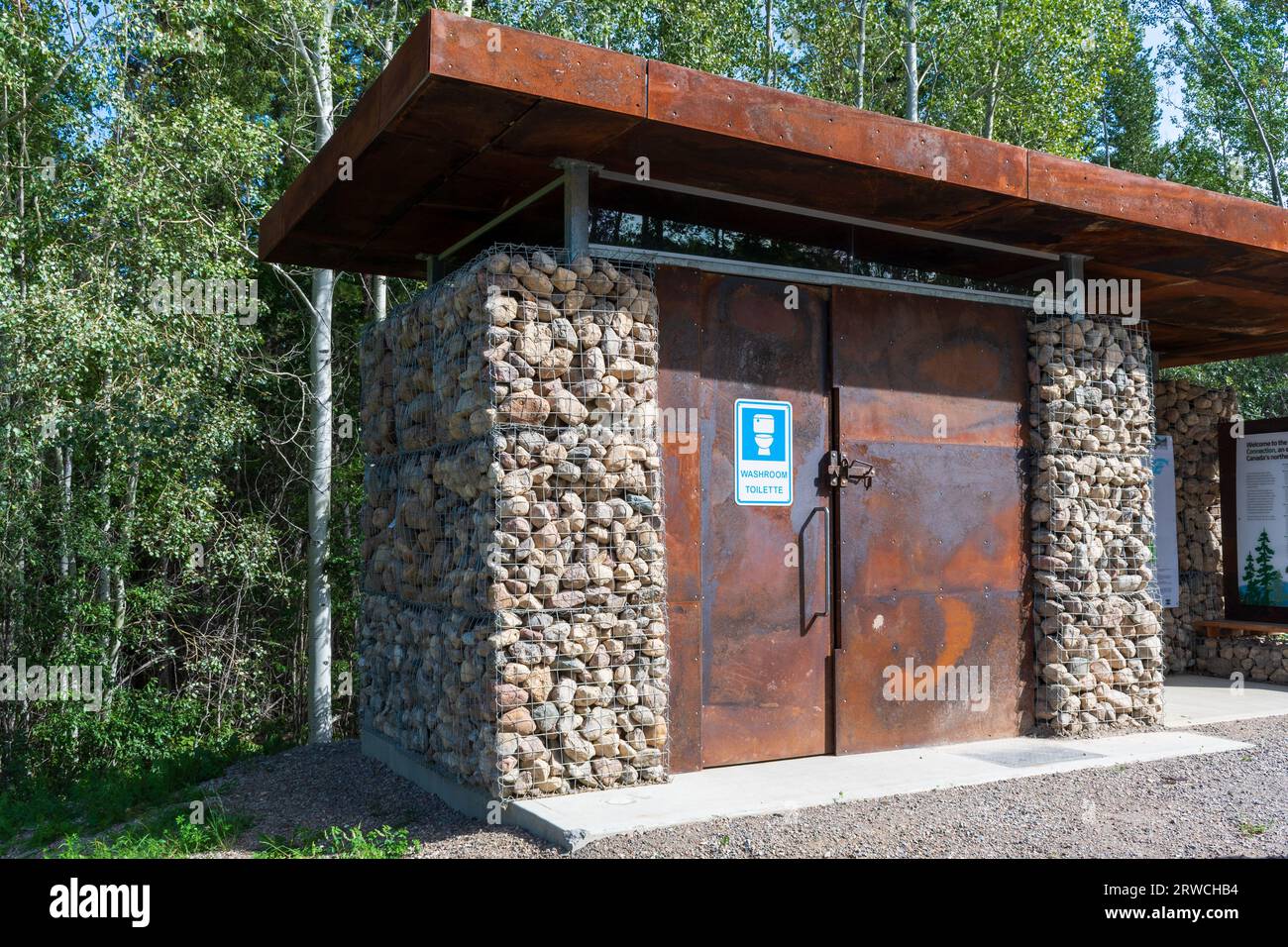 Liard Trail, NT Canada - 17 AUG 2022: Northwest Territories welcome ...