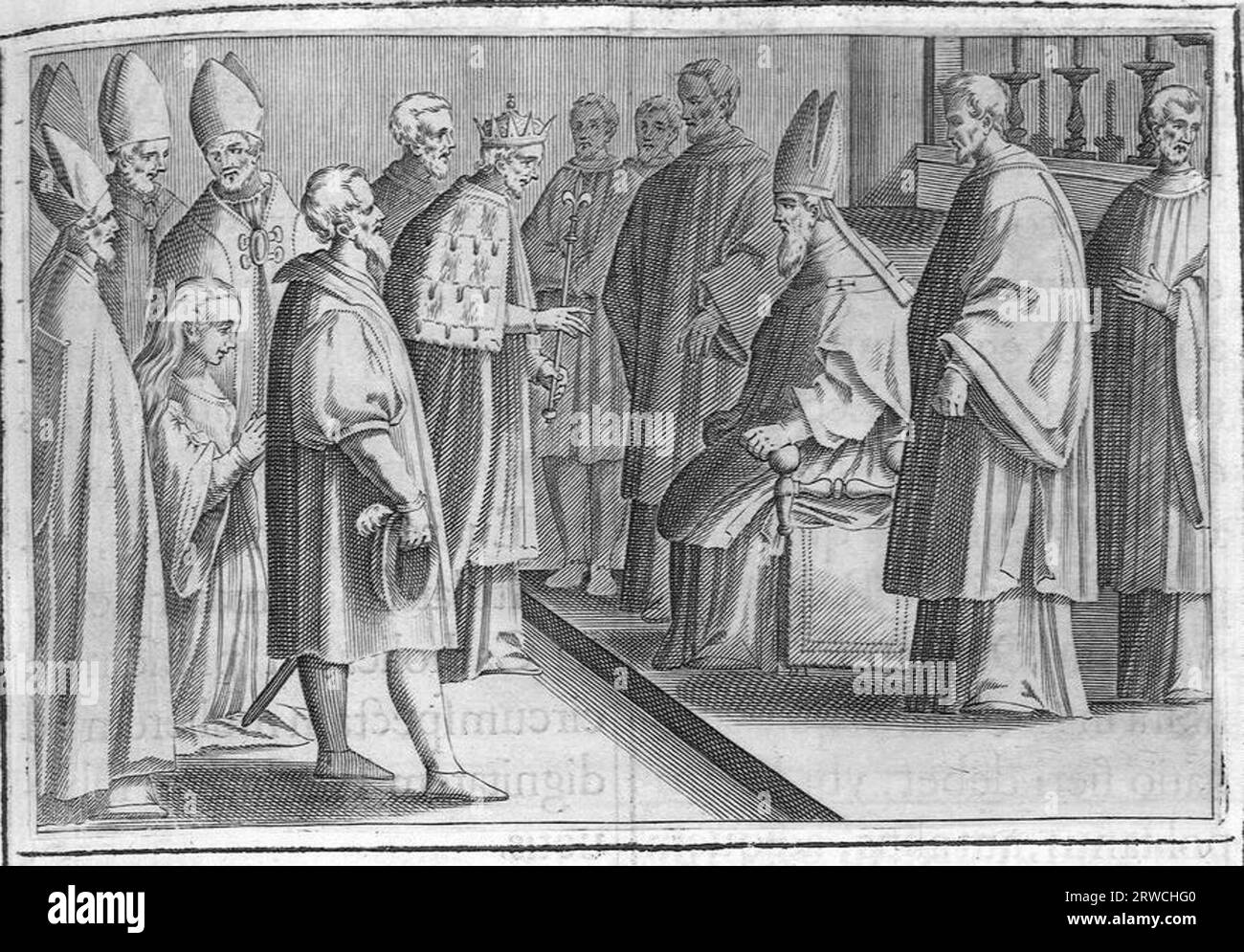 Pontificale Romanum Clementis, 1595 Stock Photo - Alamy