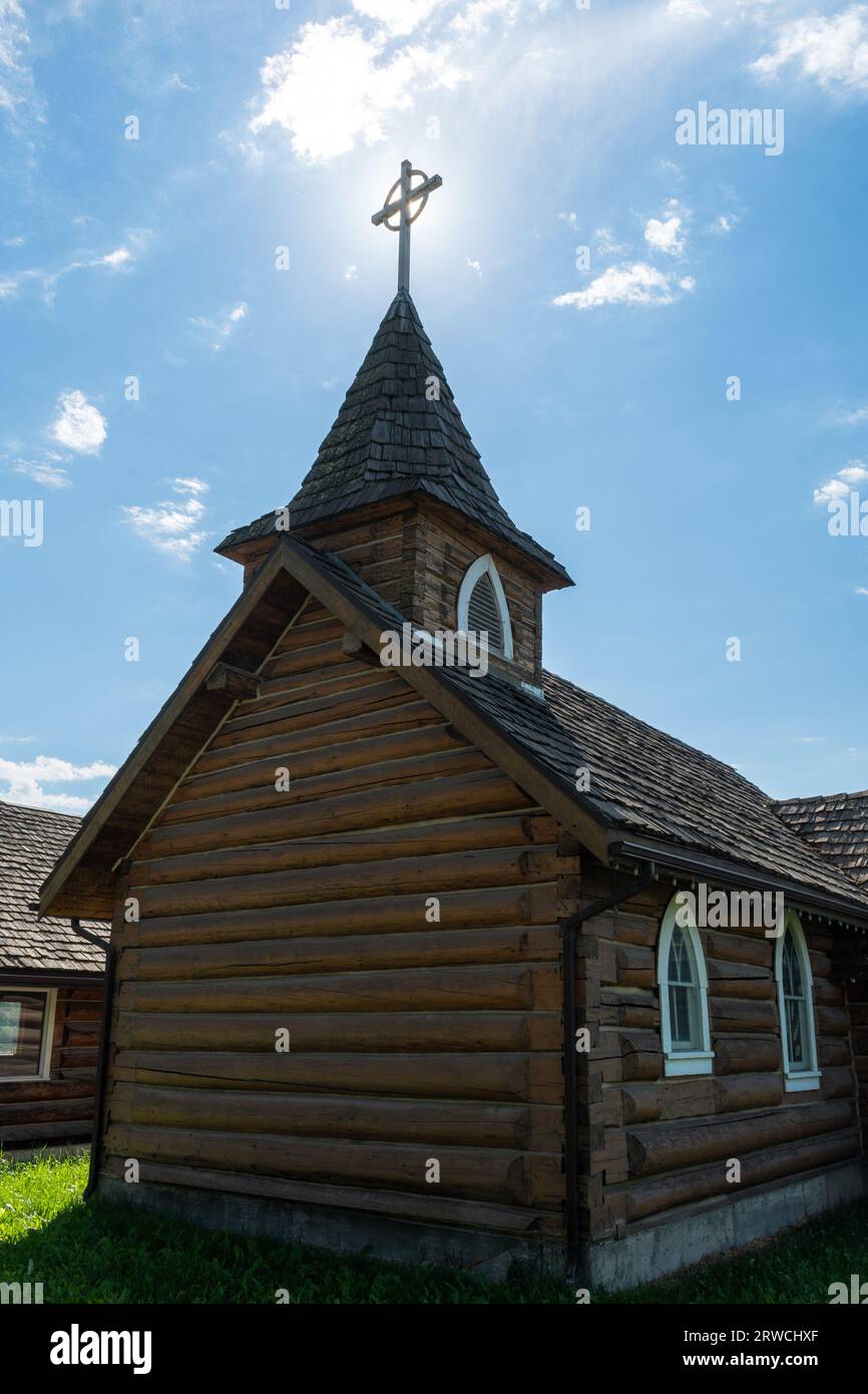 Hudson's Hope, BC Canada - 19 AUG 2022: Historic St. Peters Church ...