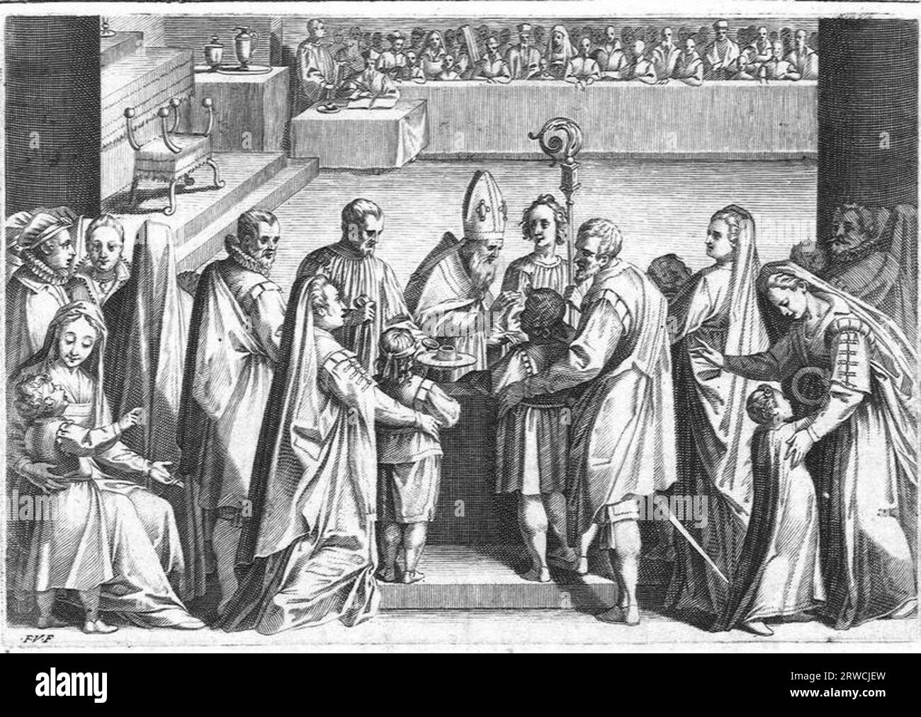 Pontificale Romanum Clementis, 1595 Stock Photo - Alamy