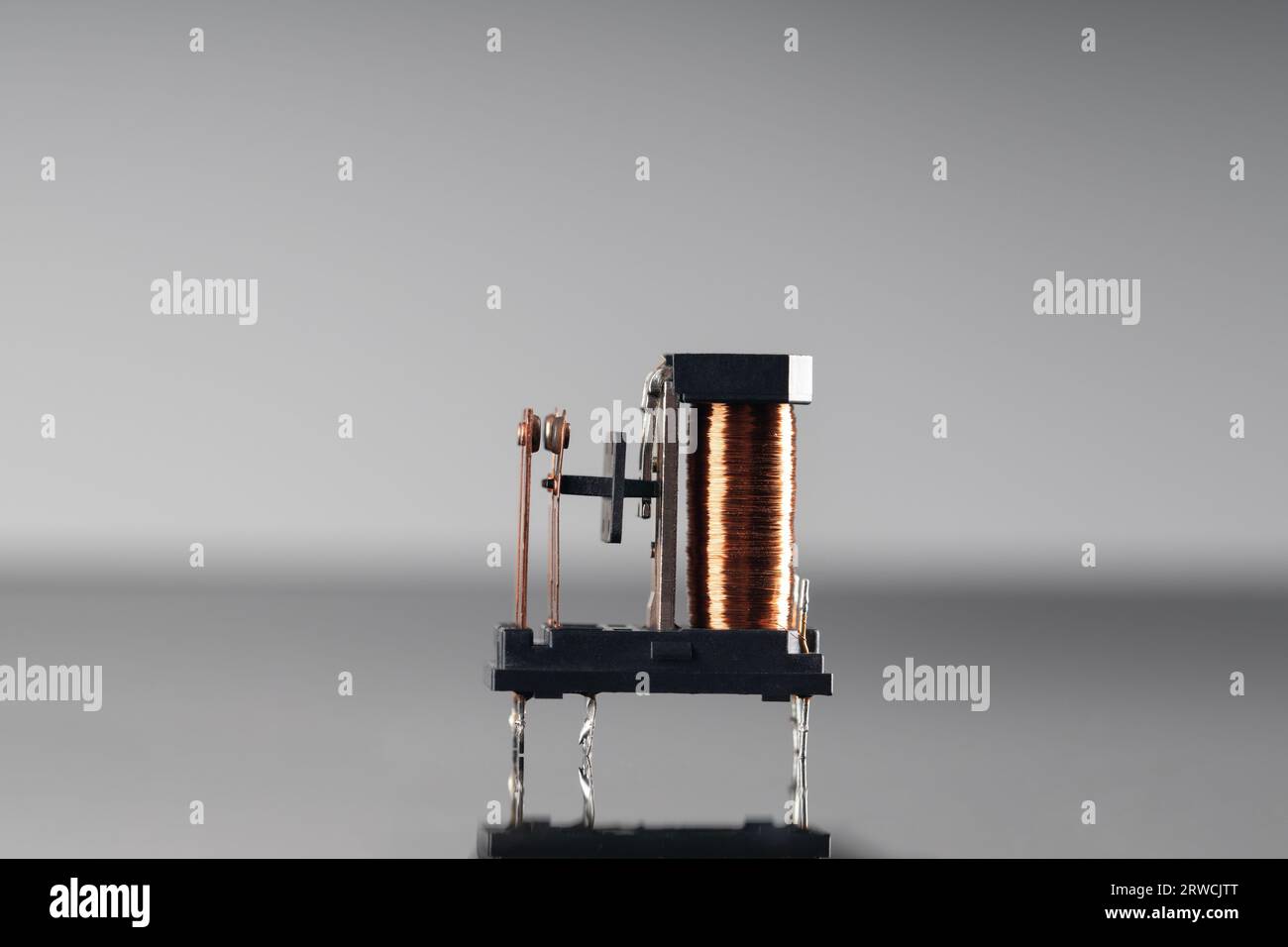 General purpose power PCB relay with DC coil without casing Stock Photo ...