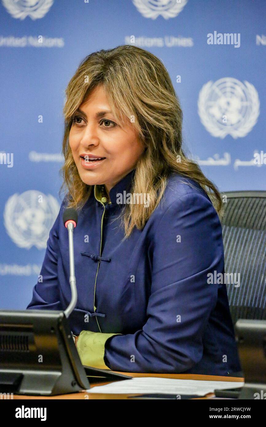 New York, New York, USA. 18th Sep, 2023. SAMIRA ASMA Assistant Director ...