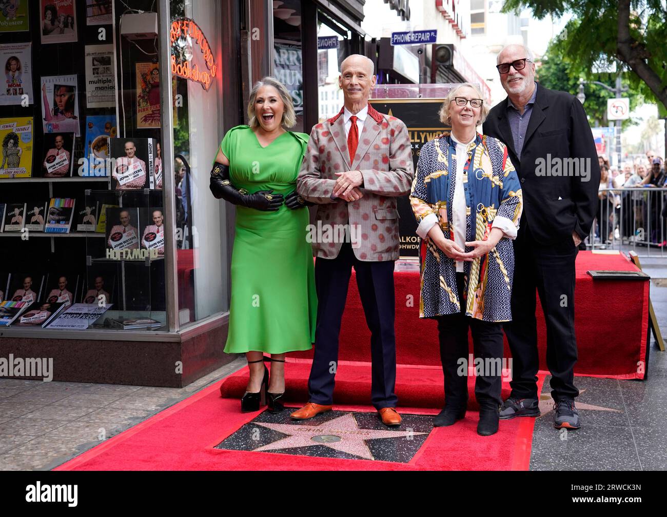 Ricki Lake, from left, John Waters, Mink Stole, and Greg Gorman attend ...