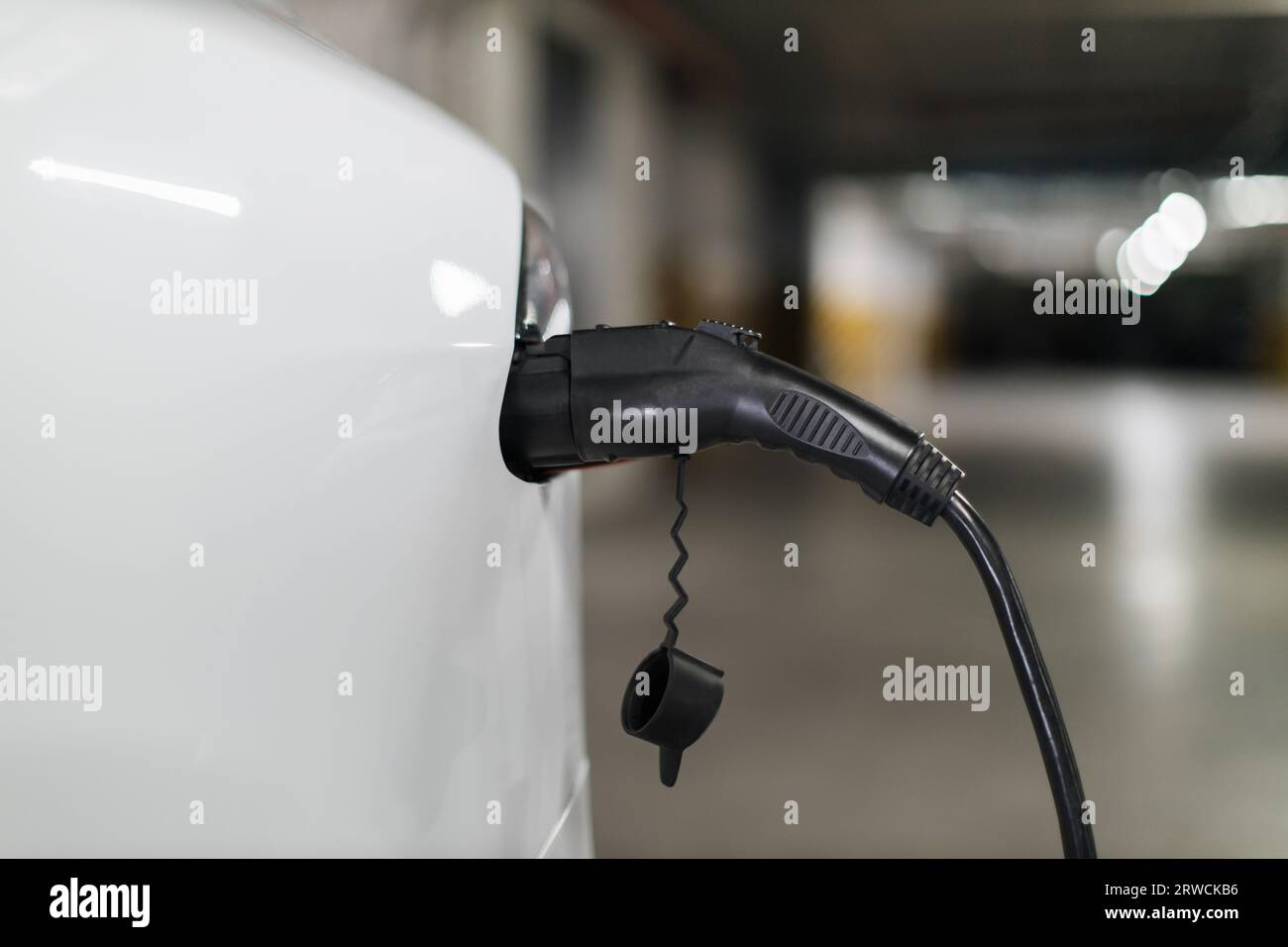 Public electric car charging port hi-res stock photography and images ...