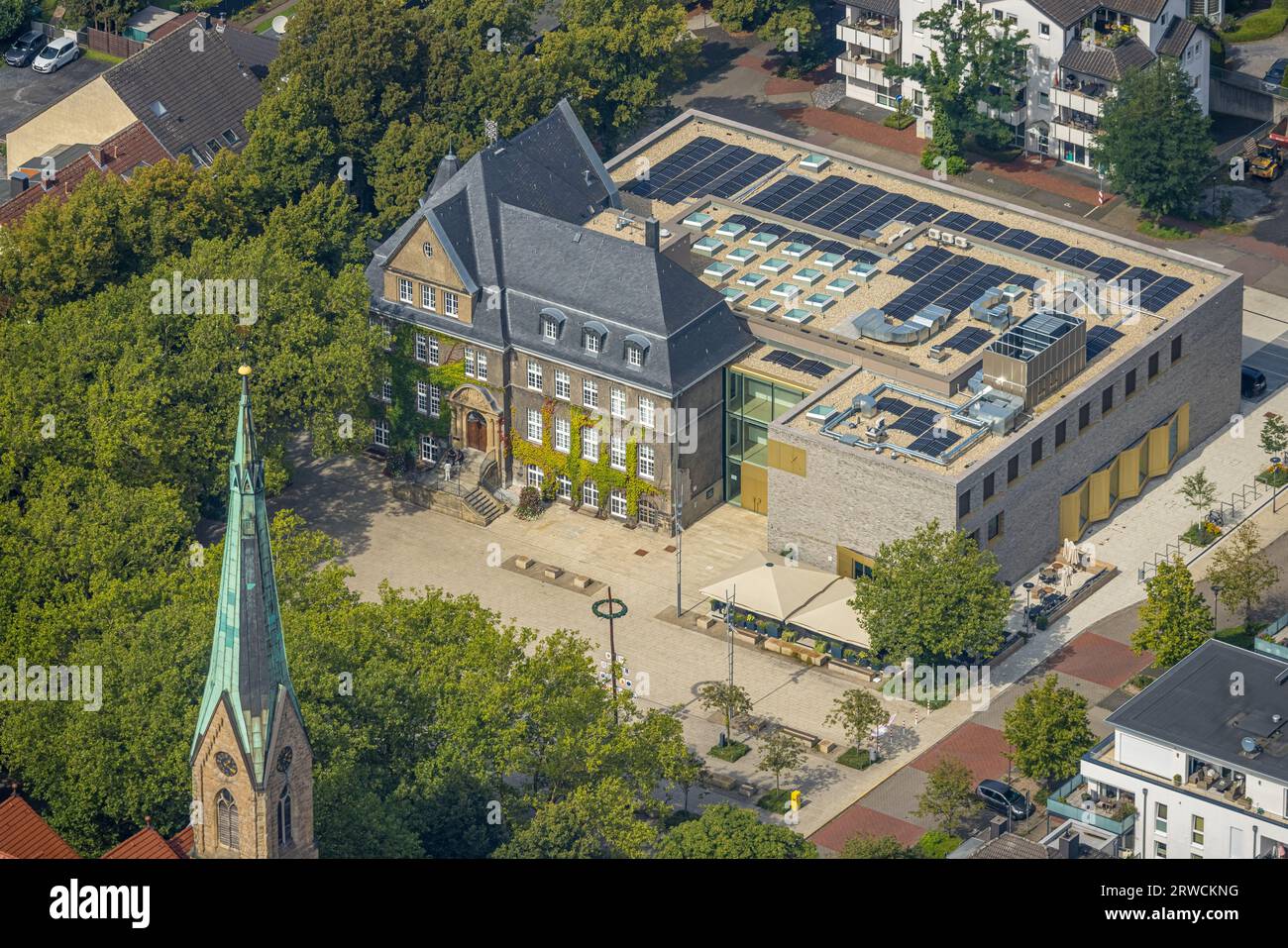 City hall holzwickede new building am markt hi-res stock photography ...