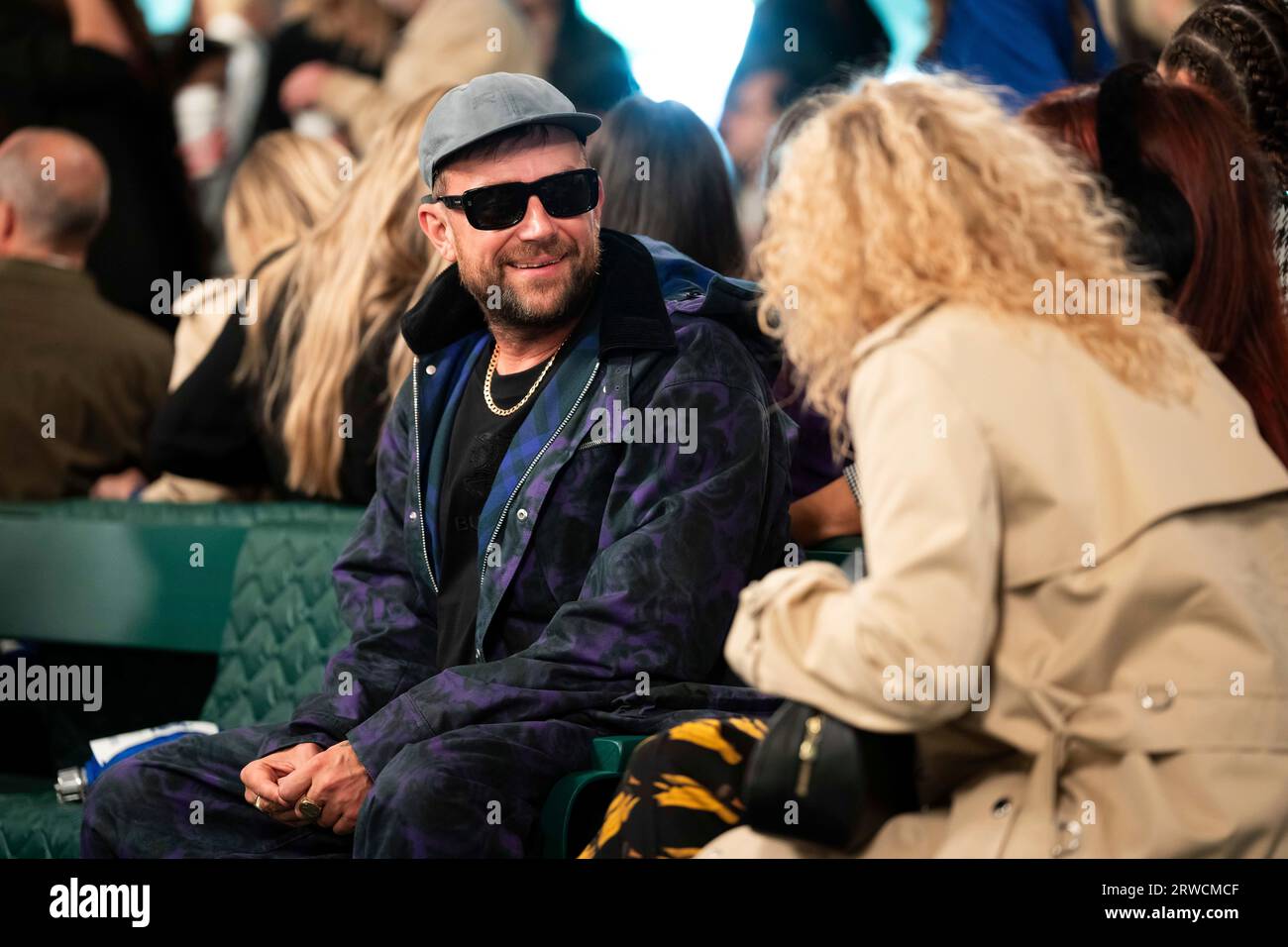Damon Albarn, left attends the Burberry Spring Summer 2024 fashion ...