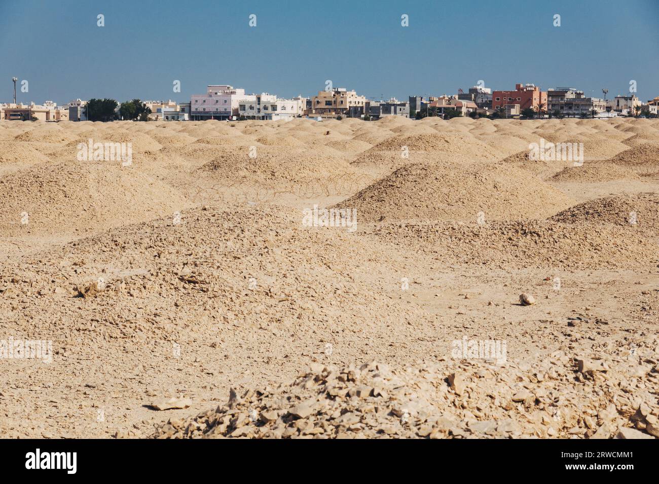 the A'ali field of the Dilmun Burial Mounds, a UNESCO World Heritage ...