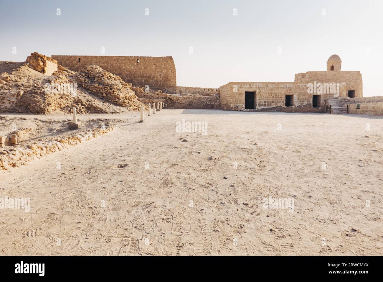 Qal'at al-Bahrain, a fort dating back to 2300 BCE and abandoned by the ...