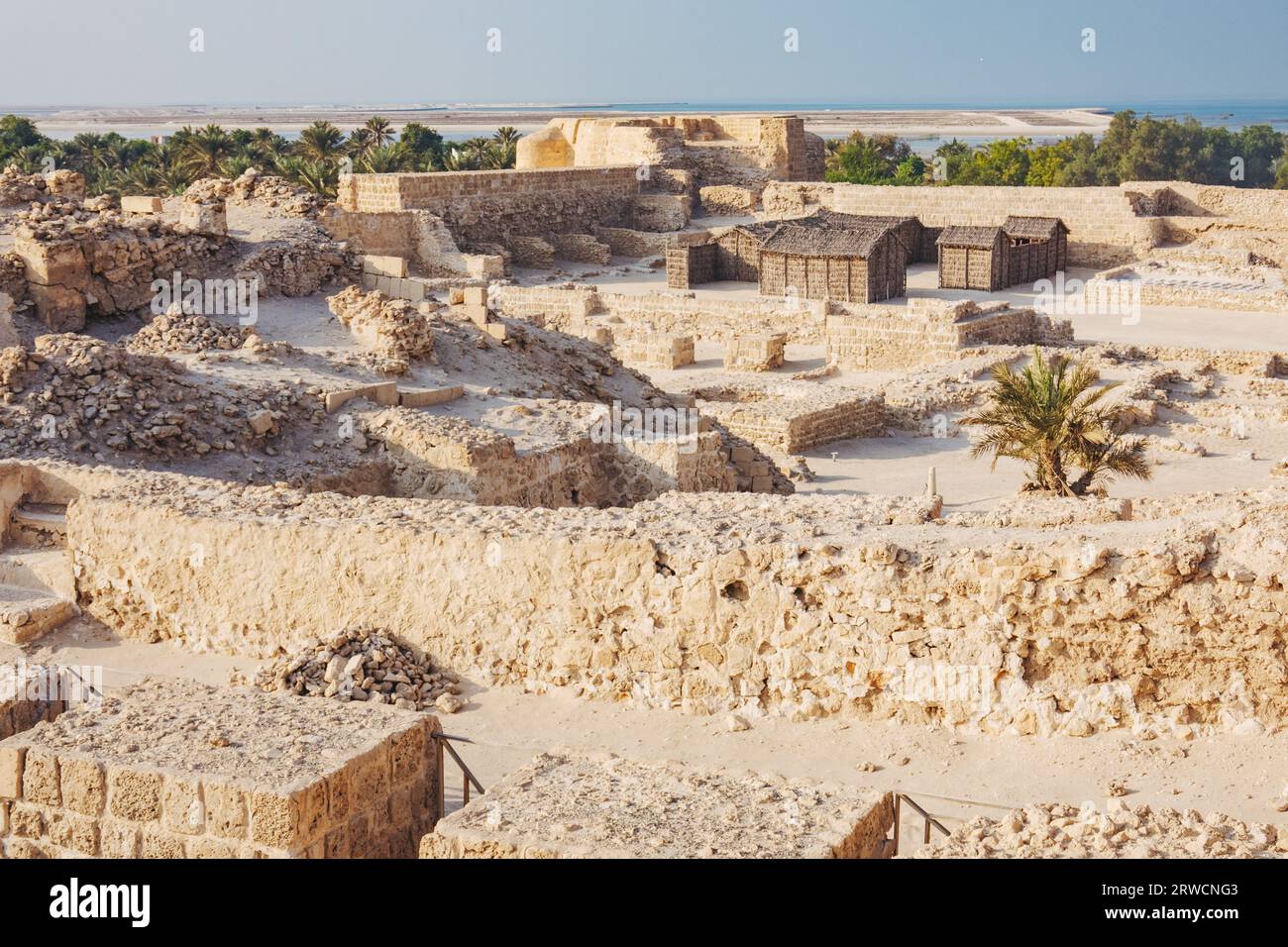 Qal'at al-Bahrain, a fort dating back to 2300 BCE and abandoned by the ...