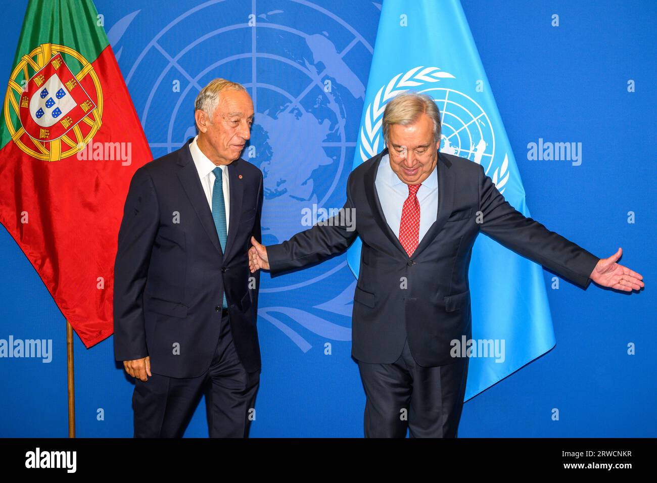 Antonio rebelo de sousa and pedro rebelo de sousa hi-res stock ...