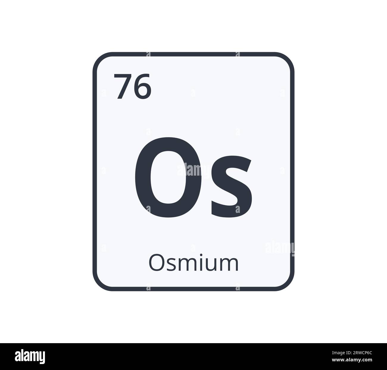 Osmium Chemical Symbol Stock Vector Image & Art - Alamy