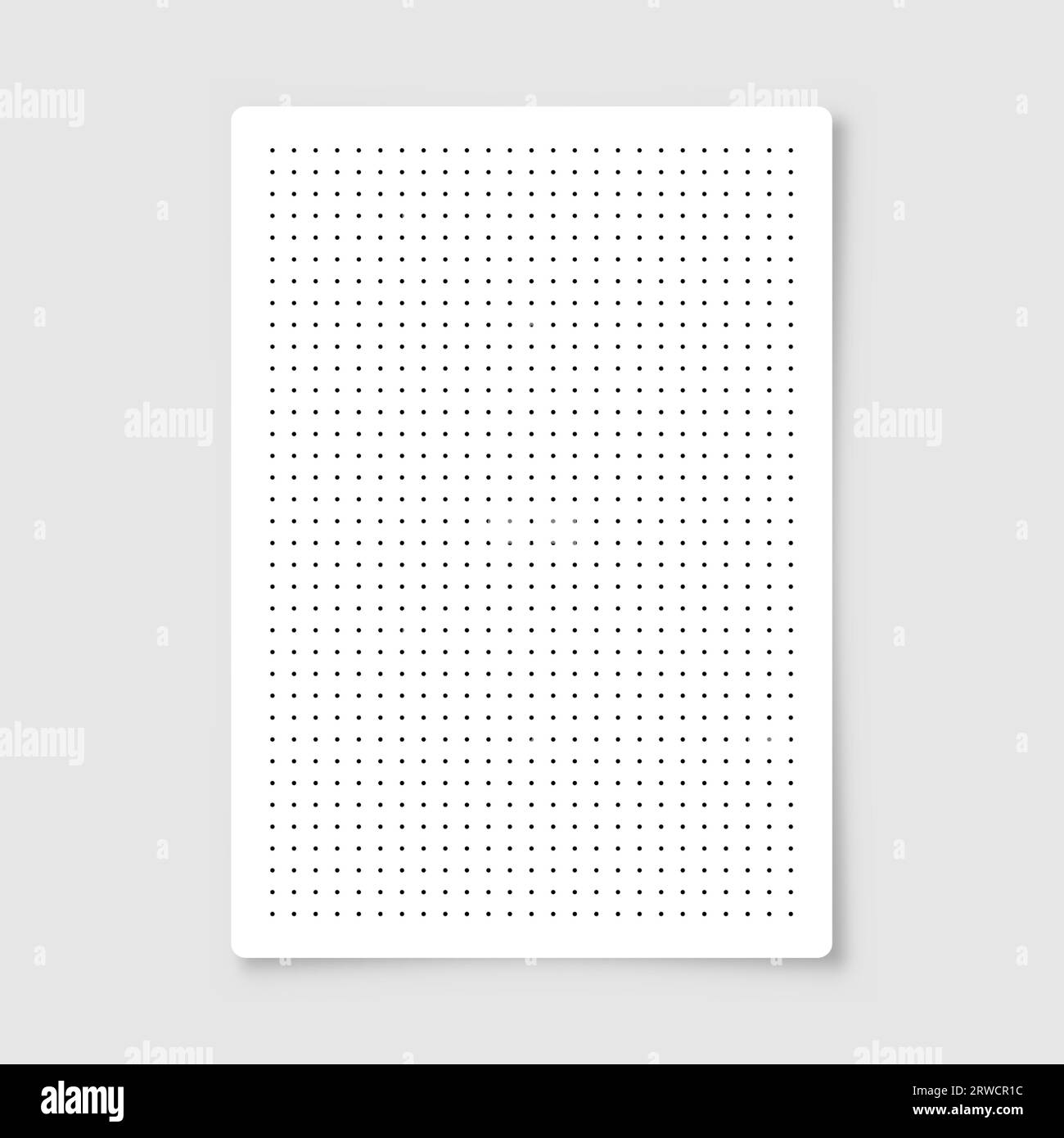 Dotted graph paper with grid. Polka dot pattern, geometric texture for ...