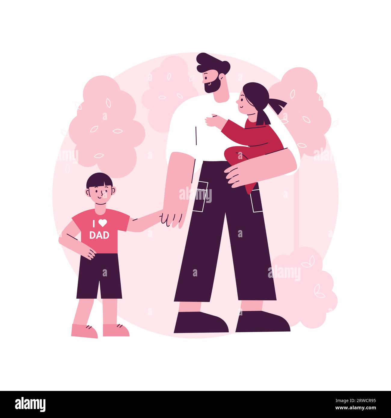 Man in bright pink Stock Vector Images - Alamy