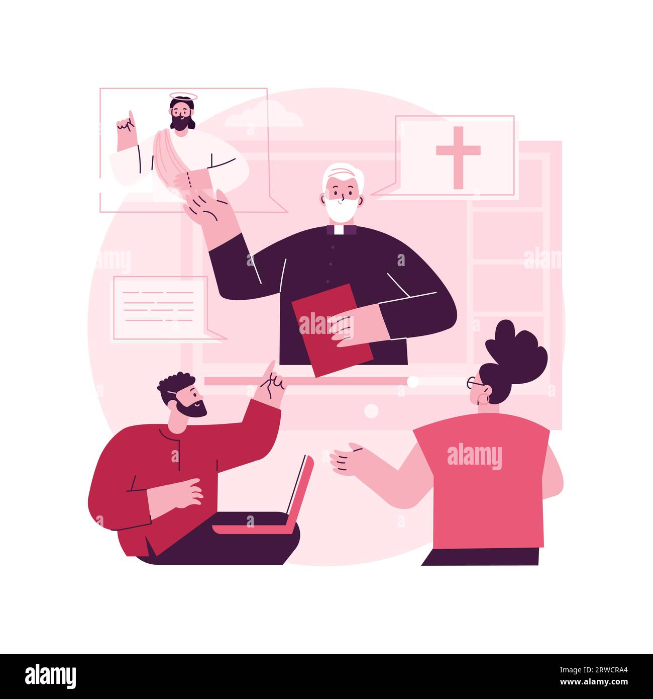 Fathers of the church Stock Vector Images - Alamy