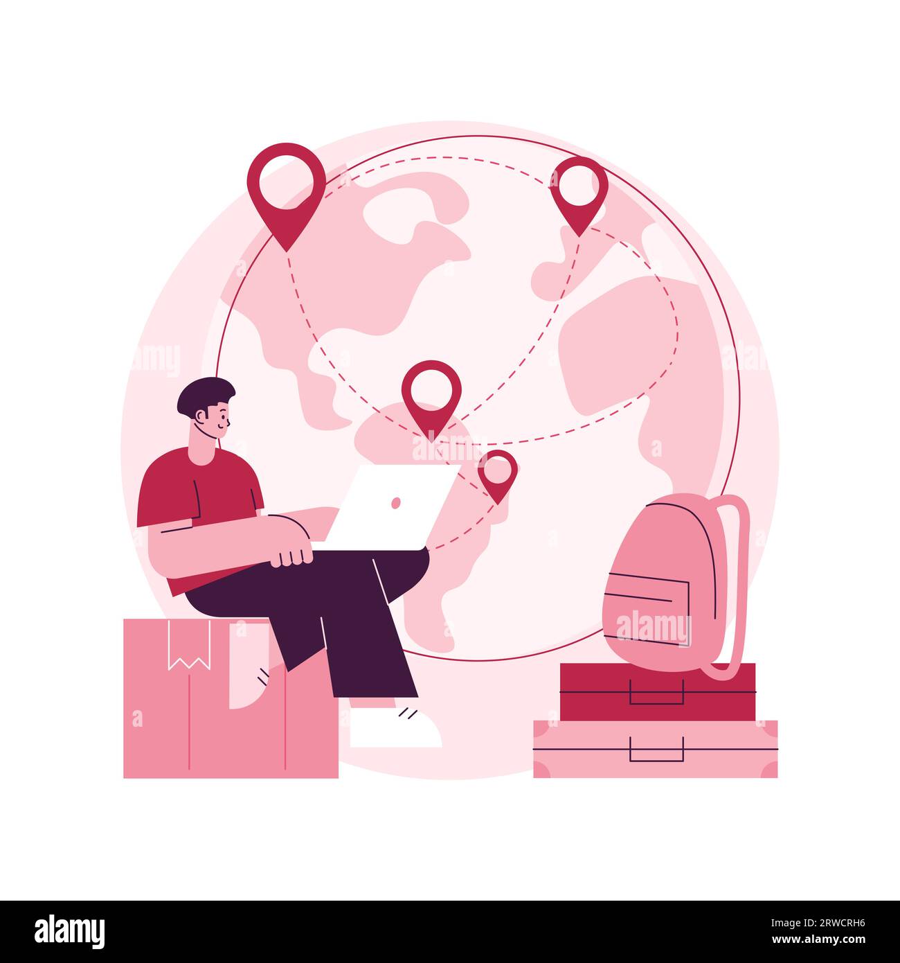 Inside a yurt Stock Vector Images - Alamy