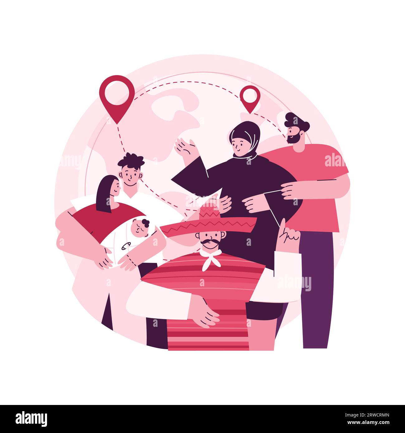 Car border passport Stock Vector Images - Alamy