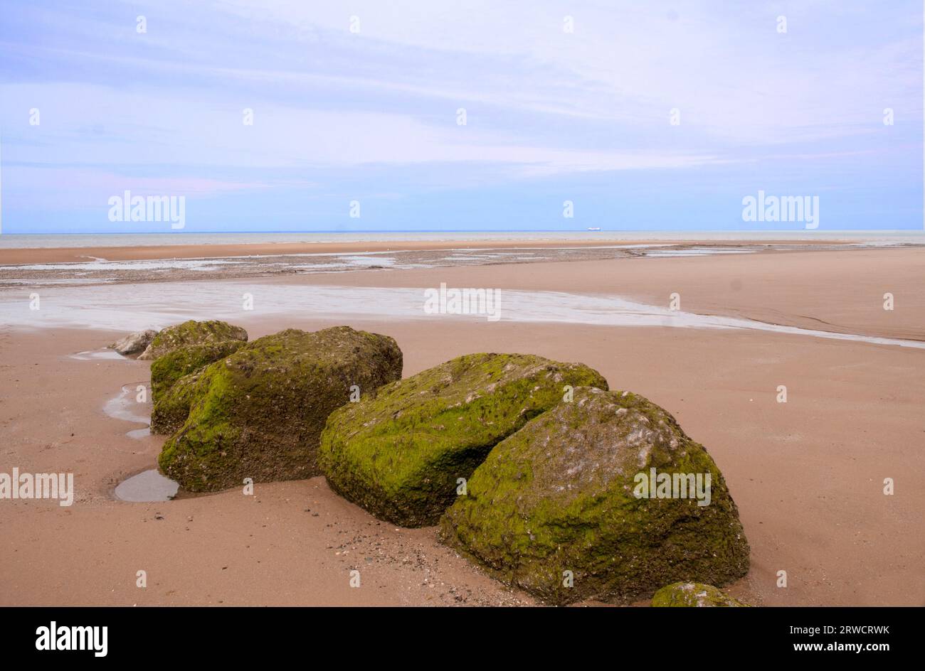 Large rocks on the beach being used as Breakwaters to protect the beach ...