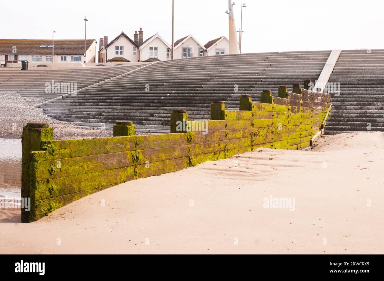 A groyne on the beach being used as Breakwaters to protect the beach ...