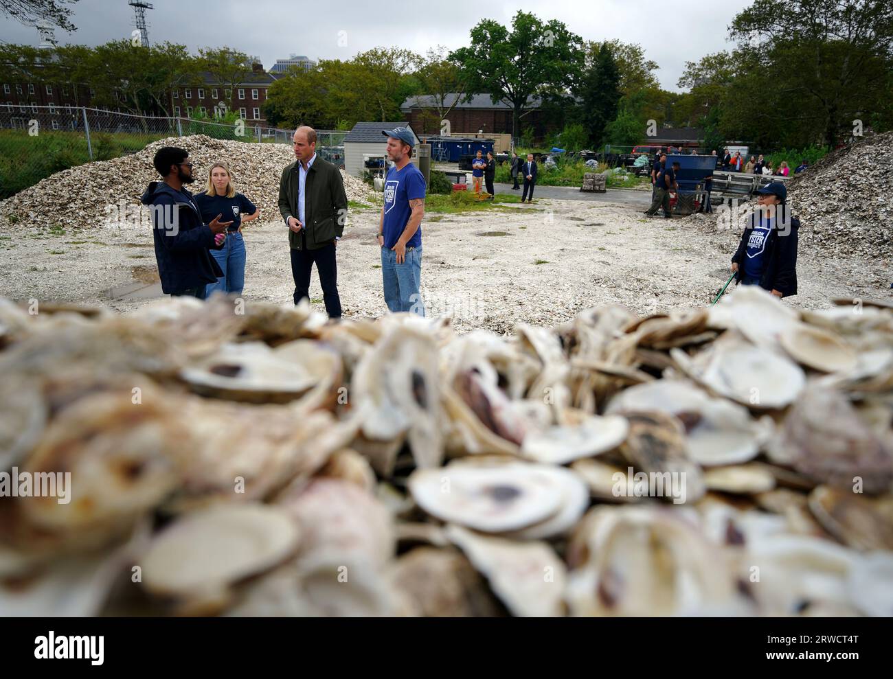 The Prince of Wales speaks with volunteers, students and restauranteurs ...