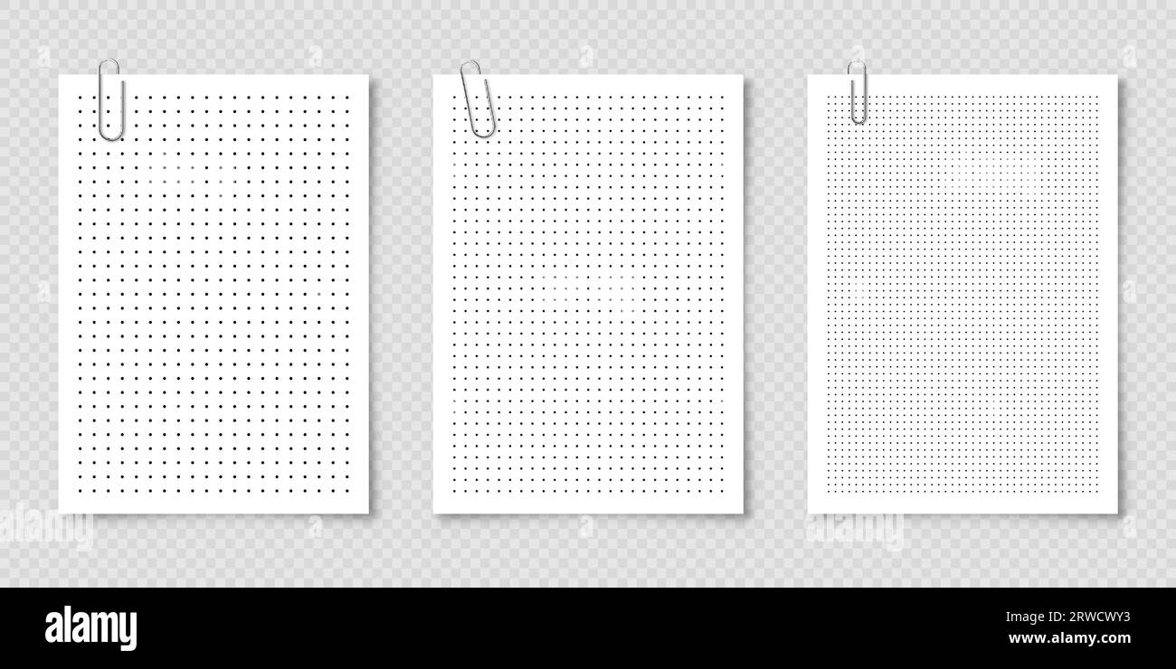 Dotted graph paper with grid. Polka dot pattern, geometric texture for ...