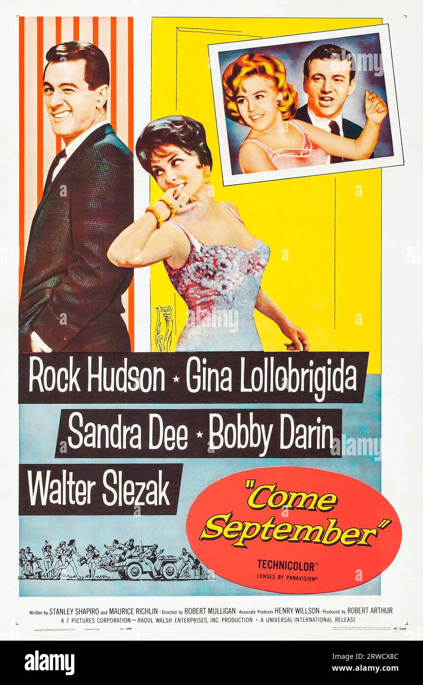 COME SEPTEMBER (1961), directed by ROBERT MULLIGAN. Credit: UNIVERSAL ...